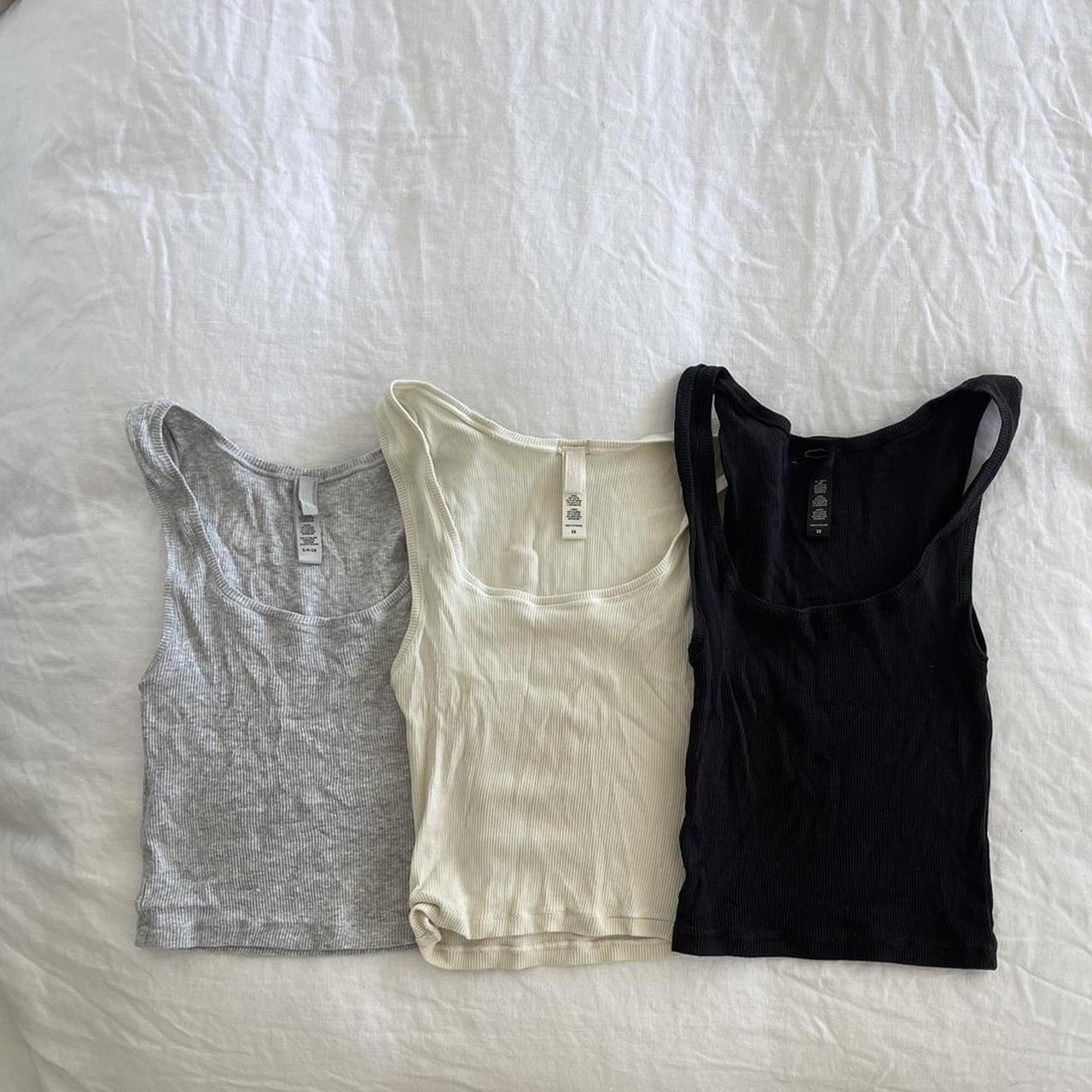 Set of 3 skims tanks Size small and xs Great... | Depop