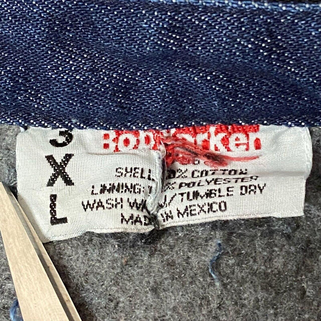 Vintage Bob Barker Jacket Mens 3XL Denim Jean Chore... - Depop