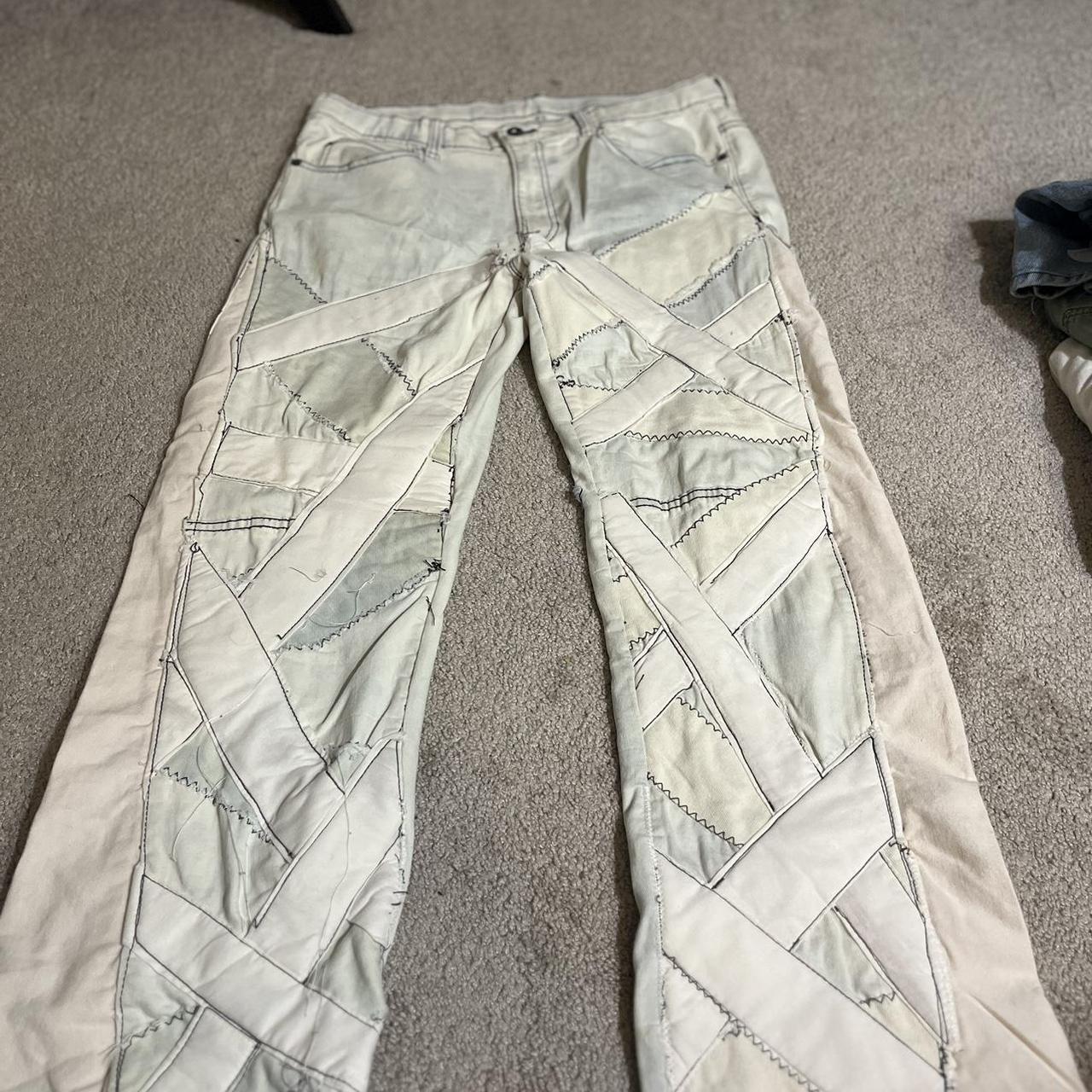 Custom Mummy jeans -flared -Including stars made out... - Depop