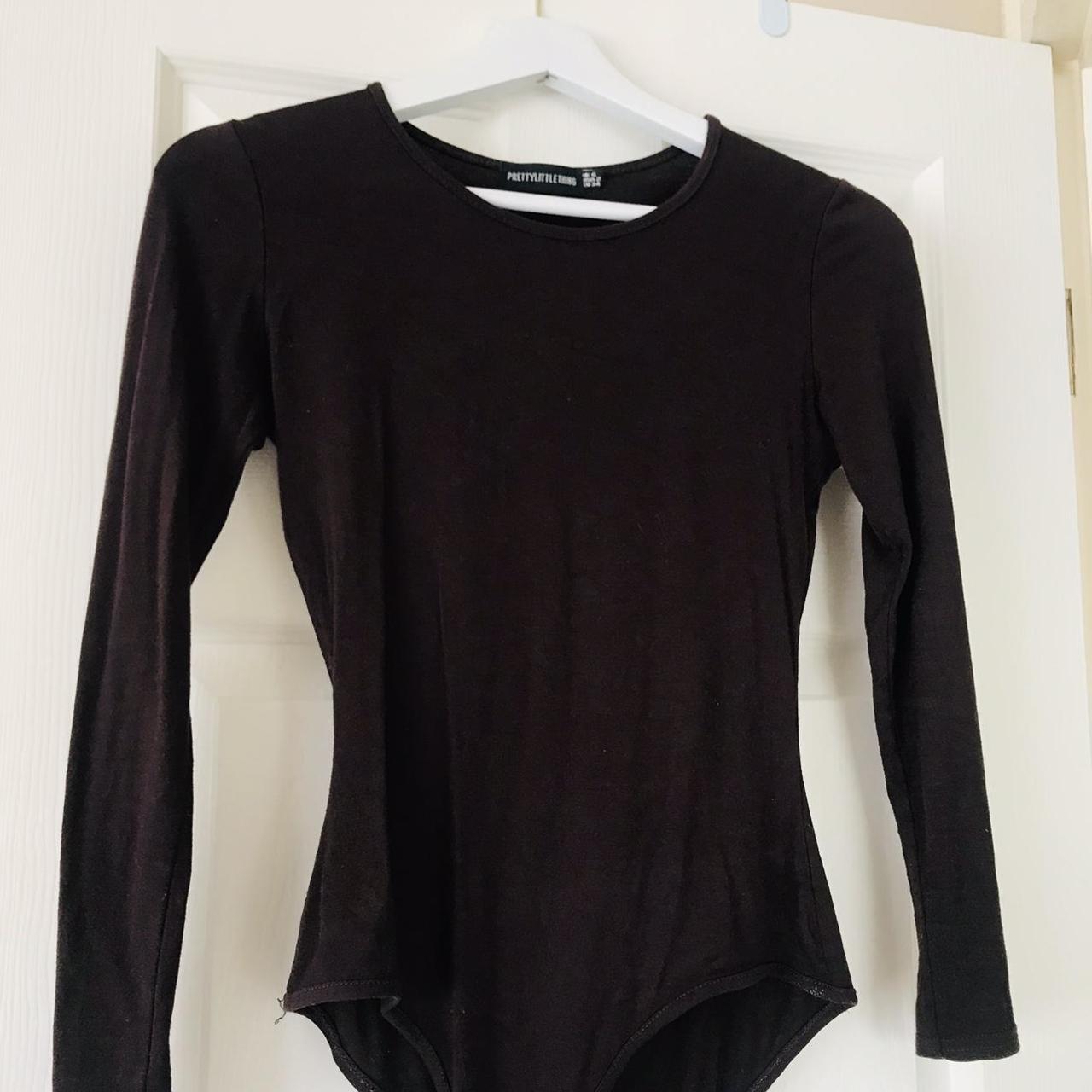 chocolate brown bodysuit plt worn a few times great... - Depop