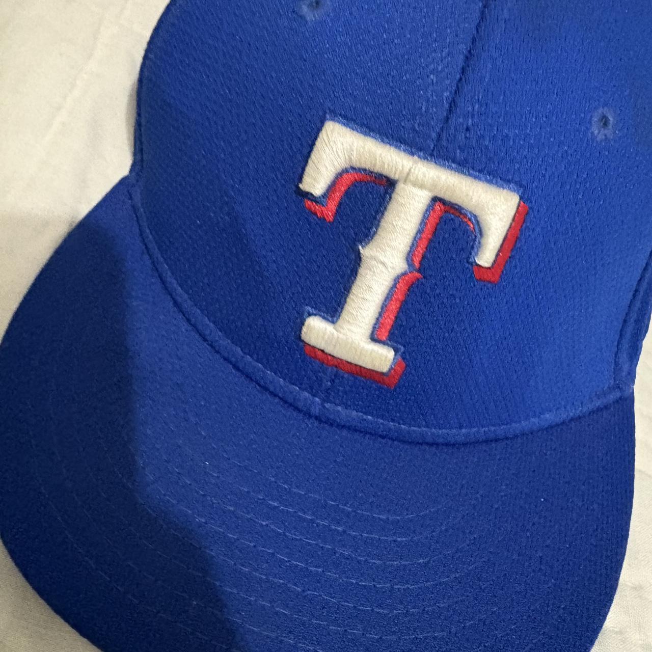 Blue and white Texas Rangers baseball cap! is in a... - Depop