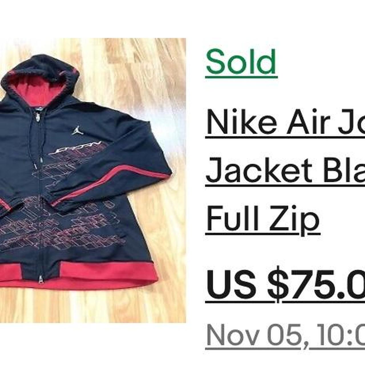 Rare Nike Air Jordan zip up Size XL Jordan is... - Depop