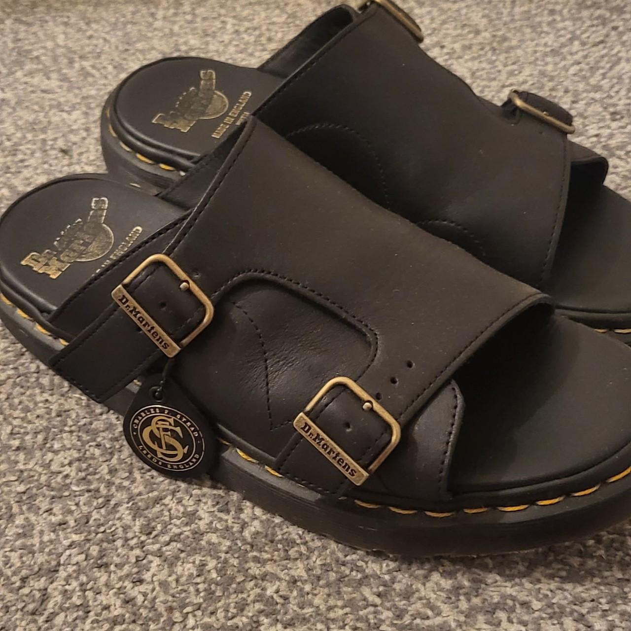 BRAND NEW, MADE IN ENGLAND DR MARTEN SLIDERS- SIZE... - Depop