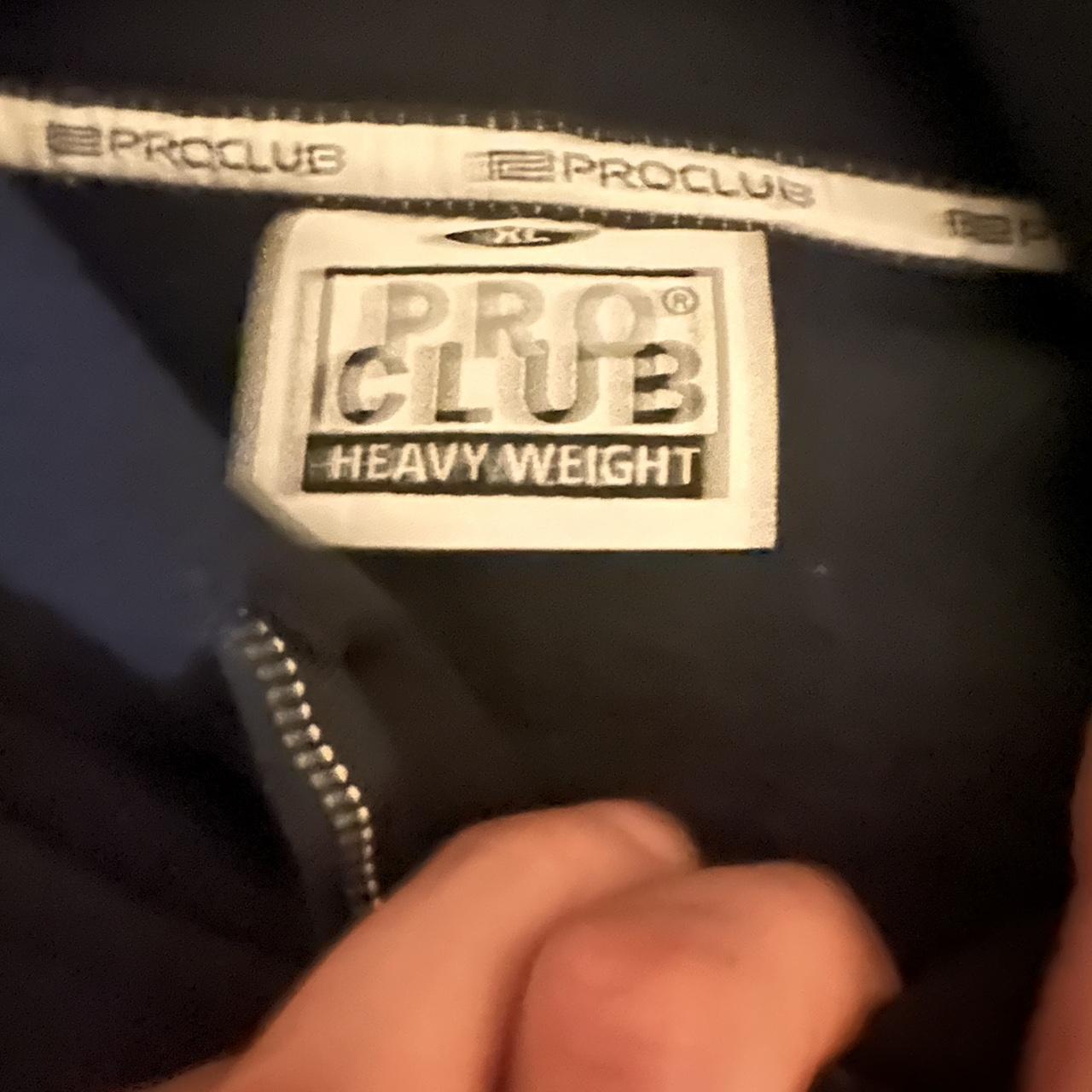 brand new navy blue proclub hoodie never used but... - Depop