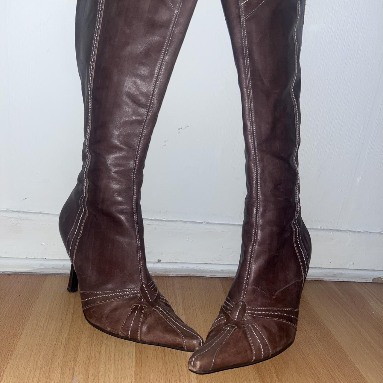 Pointed toe classic boots 👢 a staple shoe for the... - Depop