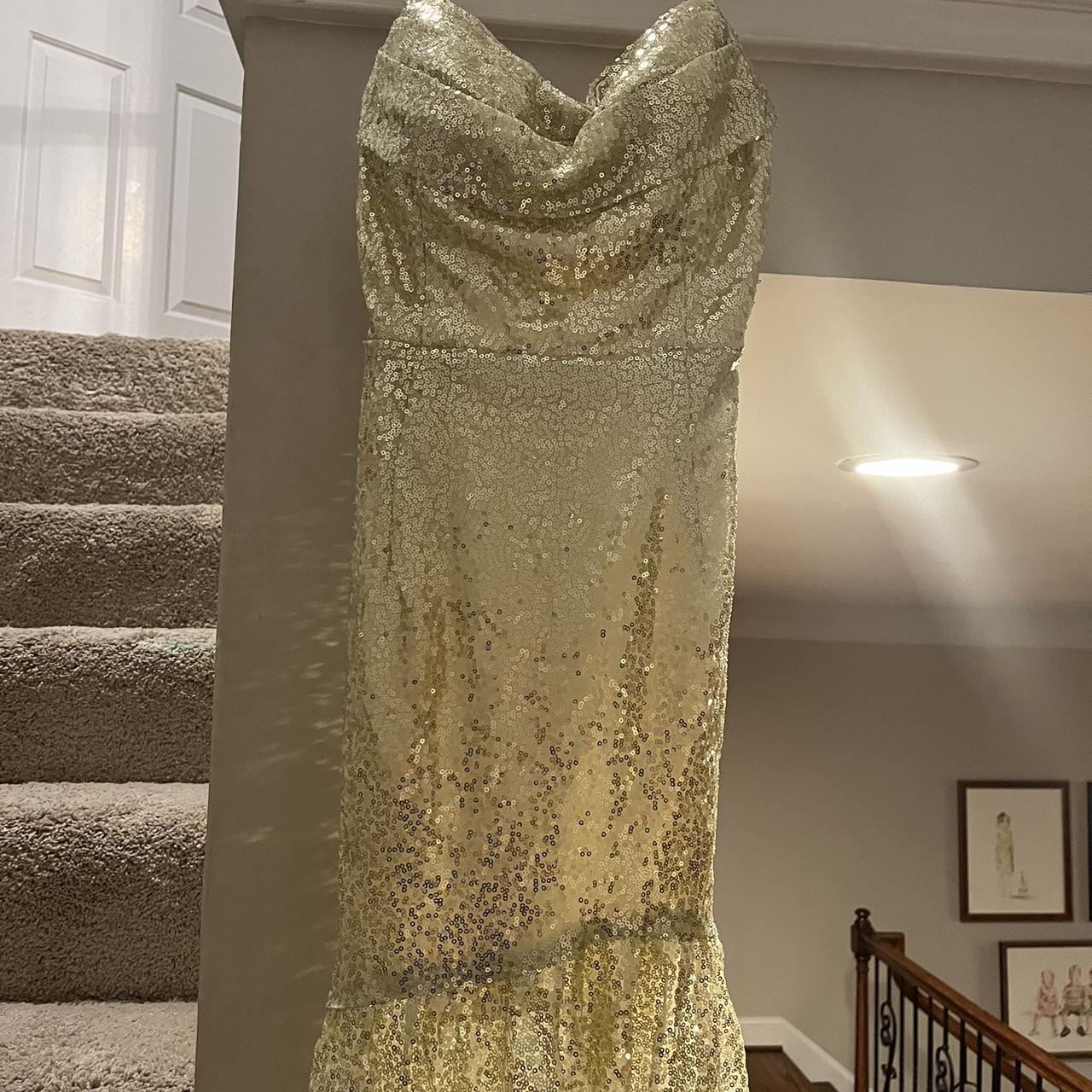 Green Homecoming/fancy Dress, brand new Bought this... - Depop