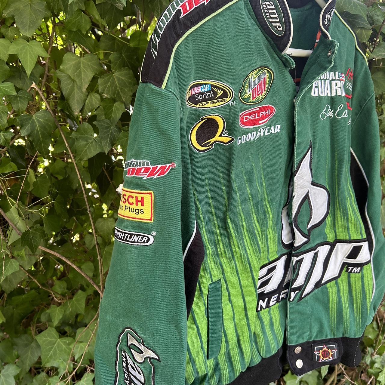 Vintage NASCAR Mt. Dew Dale Jr. Jacket - Thrifted -... - Depop