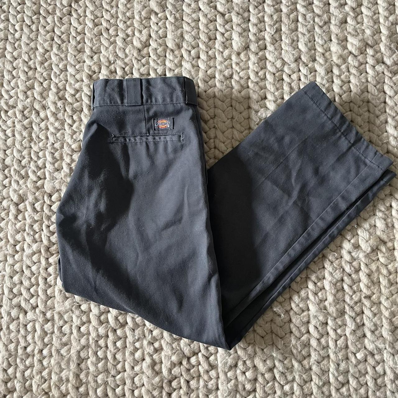 Vintage grey dickies 874 w baggy wide leg fit. No... - Depop