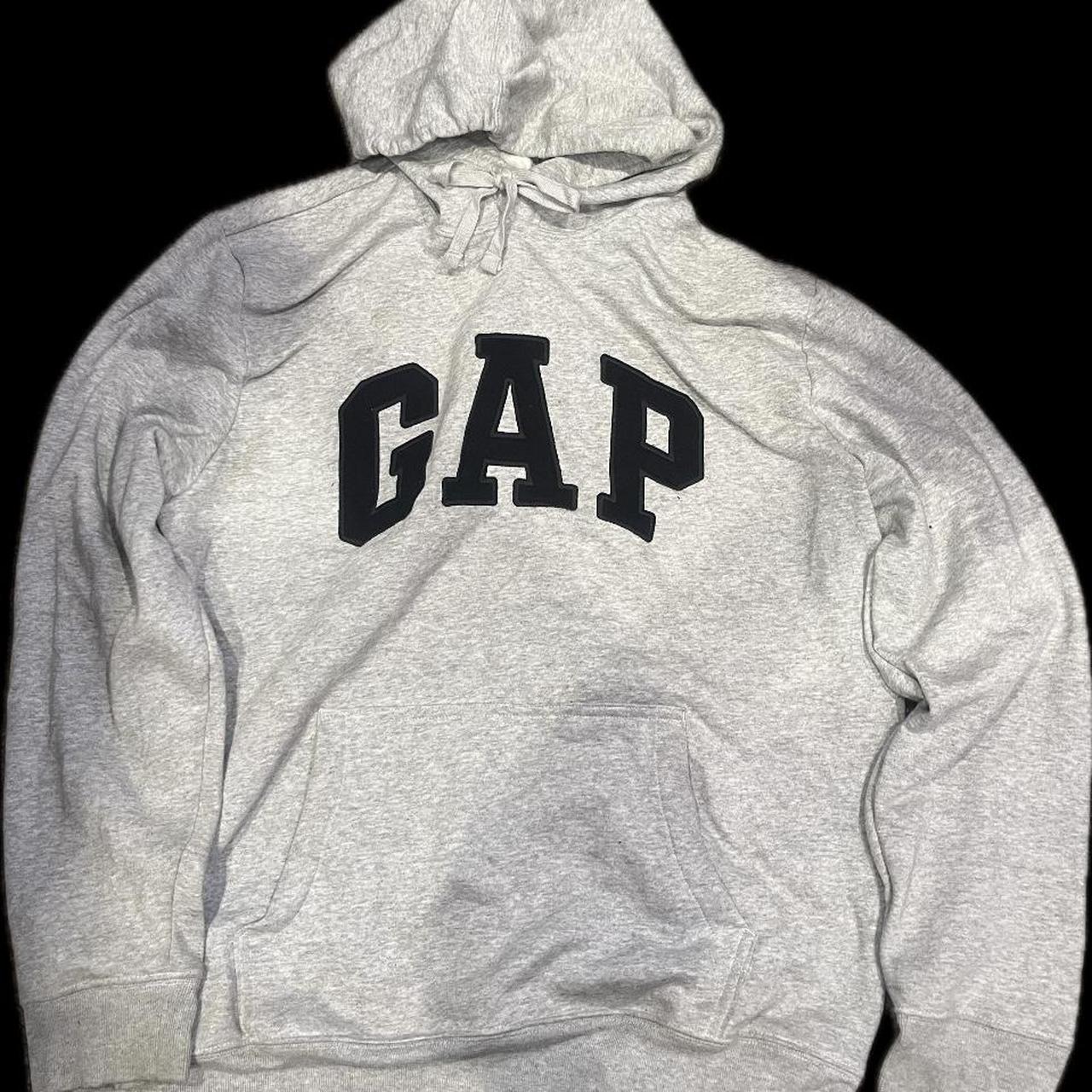 Grey Gap Hoodie. #Gap - Depop