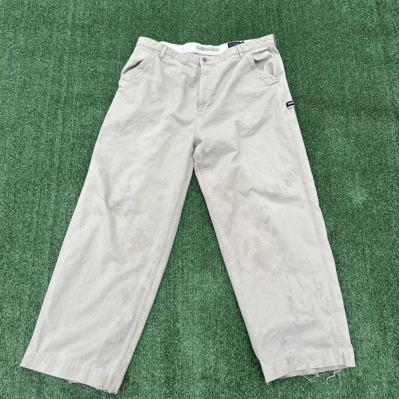 Vintage Nautica Carpenter Pants Size 40x30 Super... - Depop