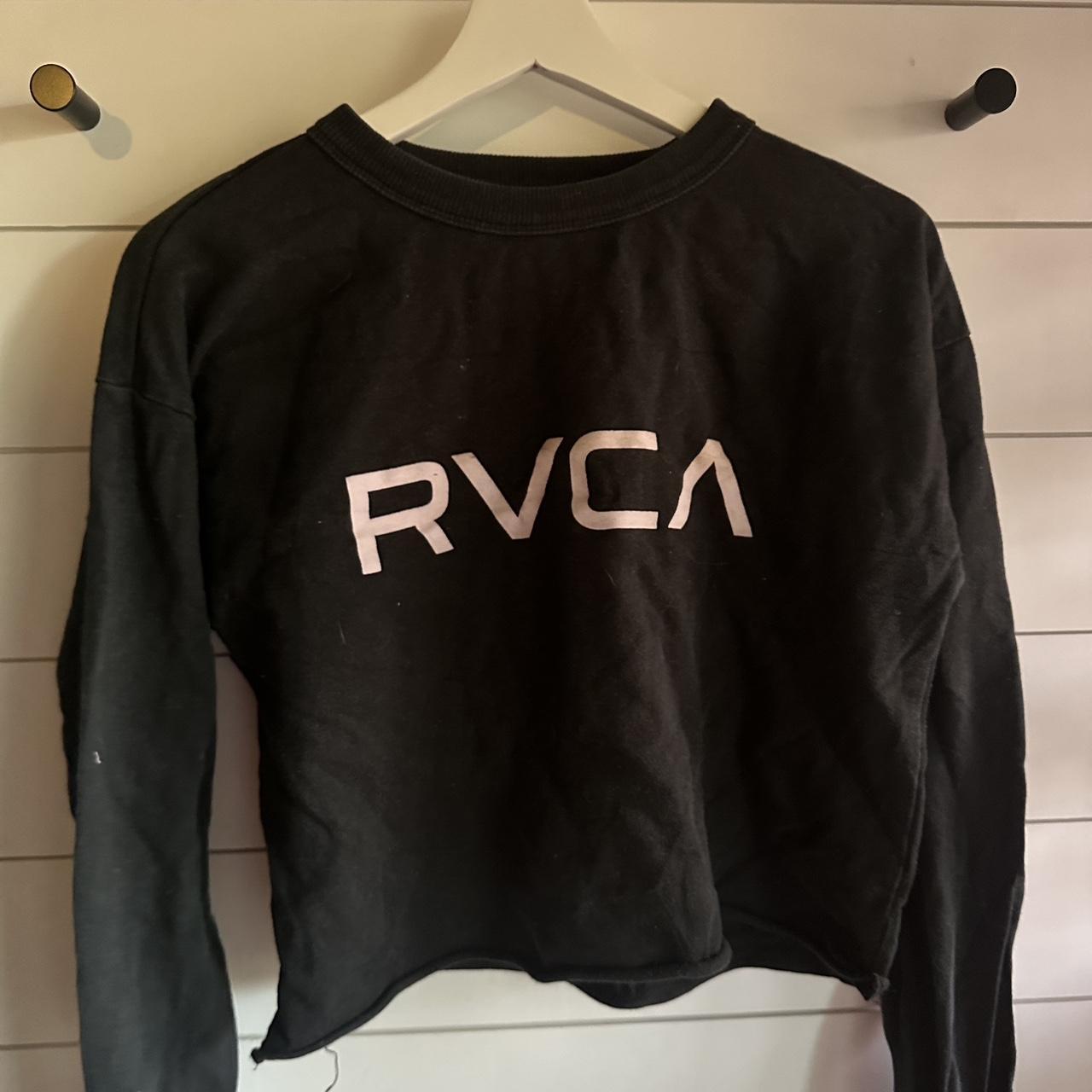 RVCA cropped crew neck size AU S/8 fits sizes 4 and... - Depop