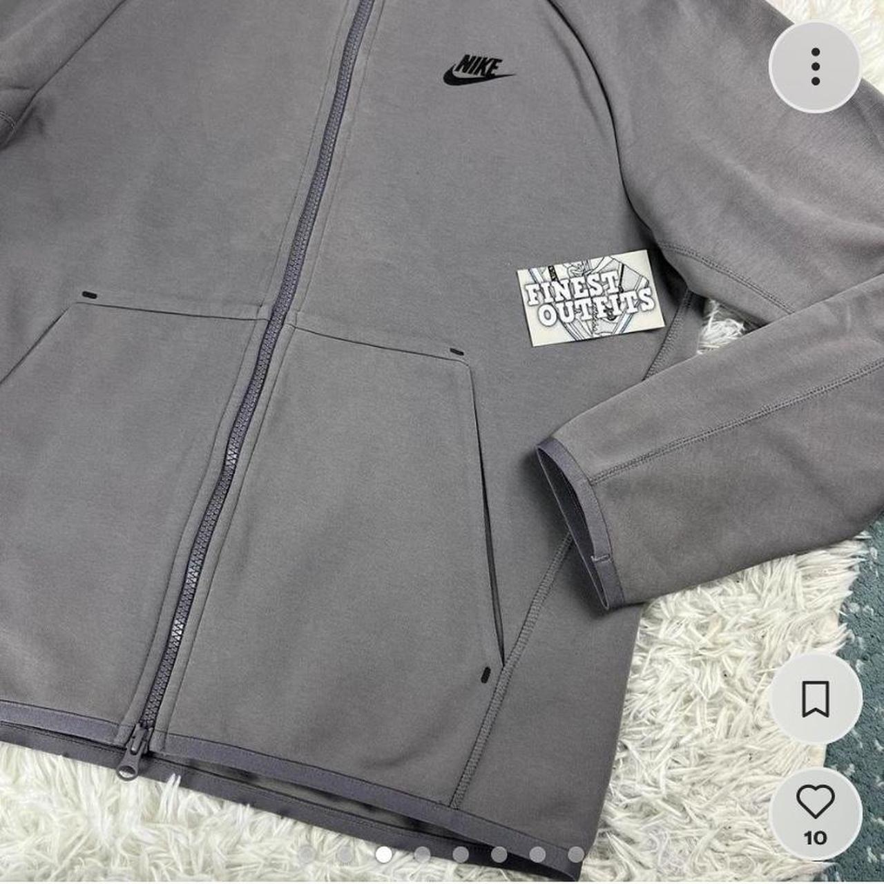 Nike Tech Gunsmoke Grey jacket Perfect condition... - Depop