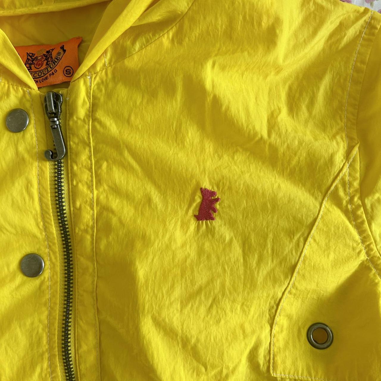 Juicy Couture Yellow Jacket Like new Size... - Depop