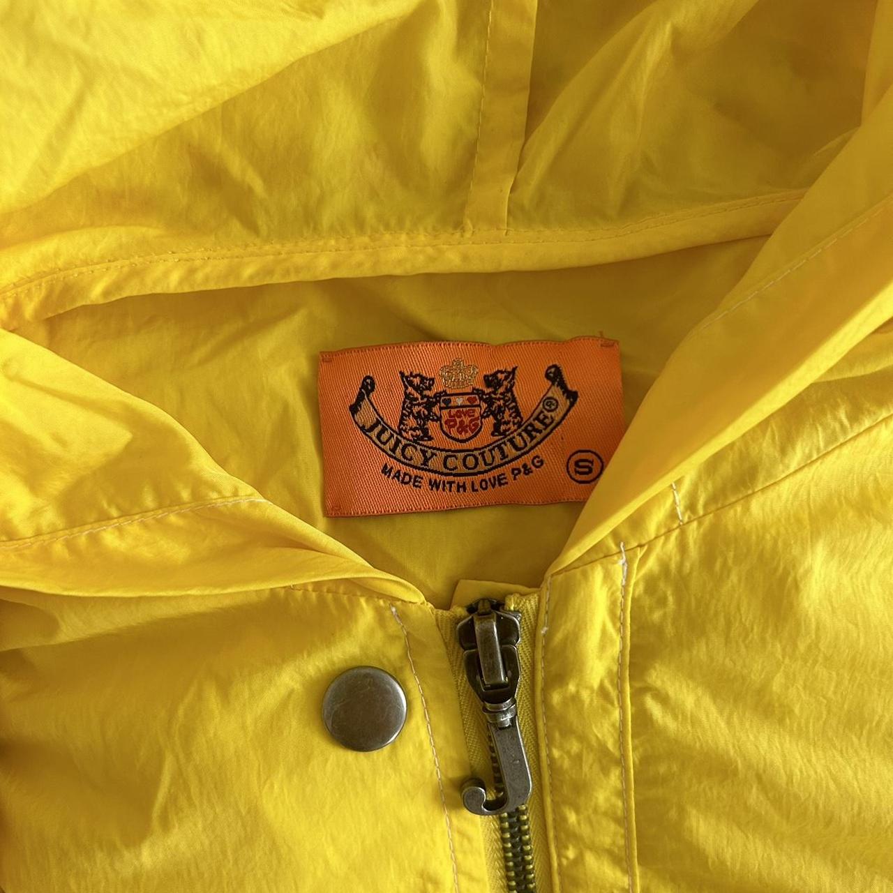 Juicy Couture Yellow Jacket Like new Size... - Depop