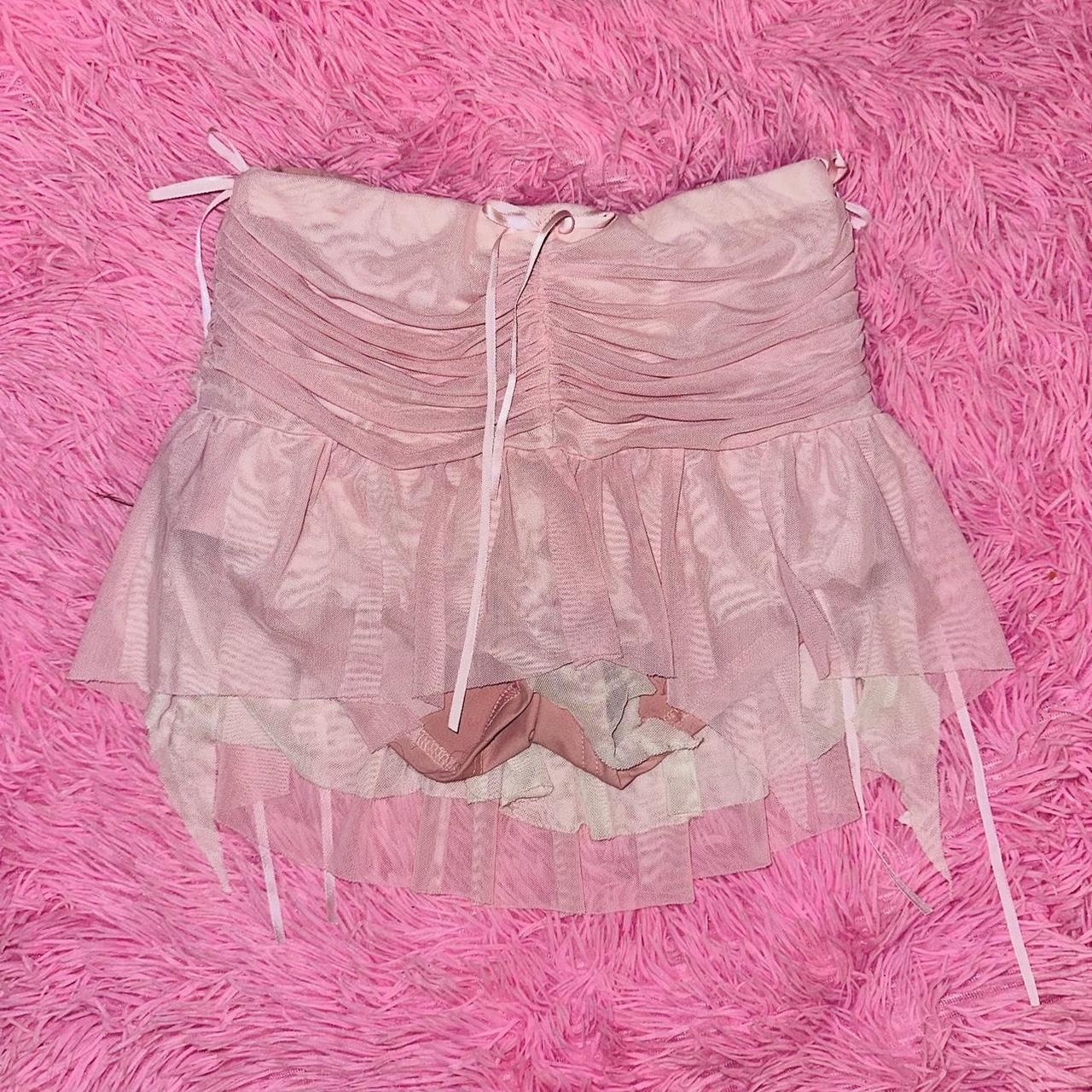 Pink fairycore skirt - perfect for a fairycore look... - Depop