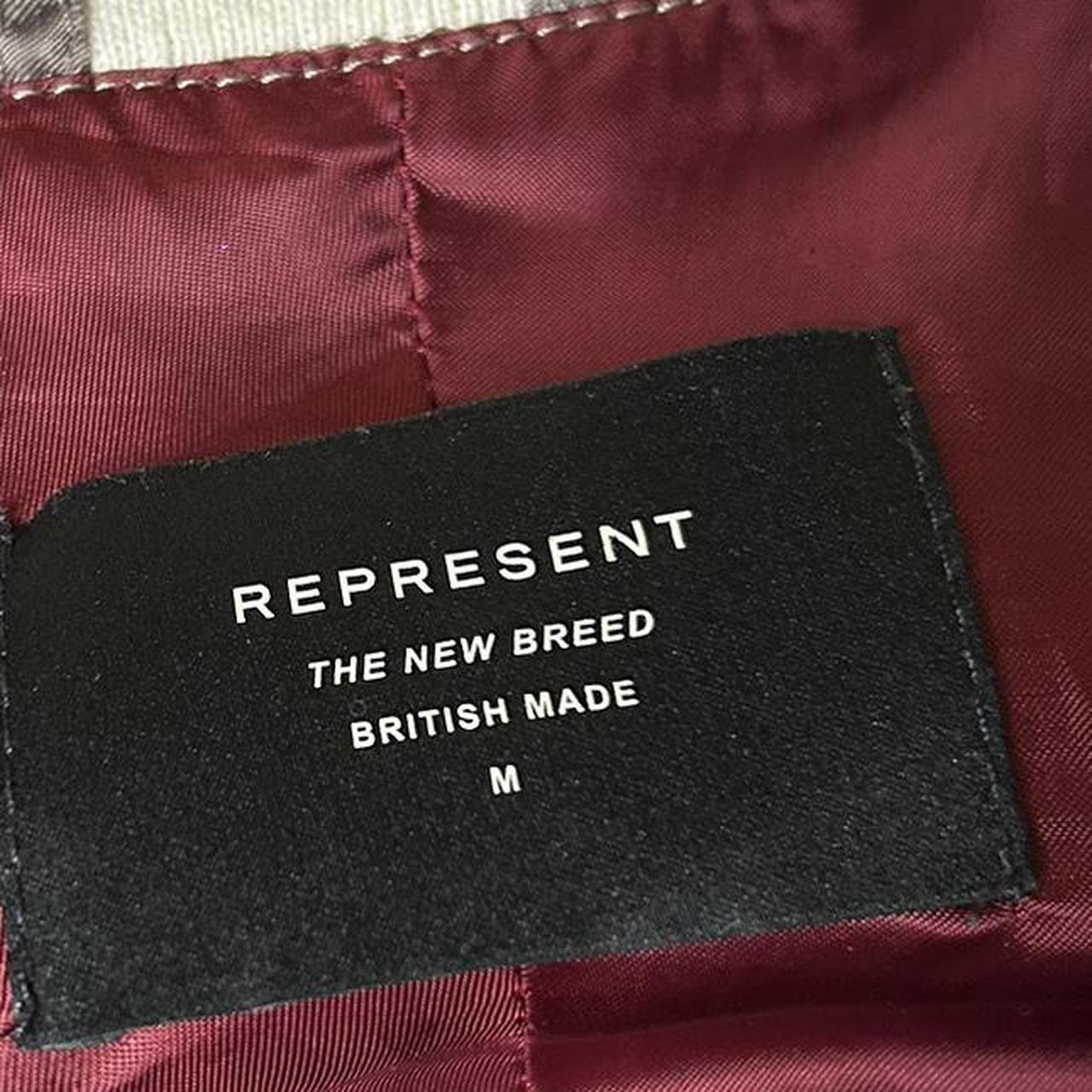 Satin Green Bomber Jacket Brand: Represent Color:... - Depop