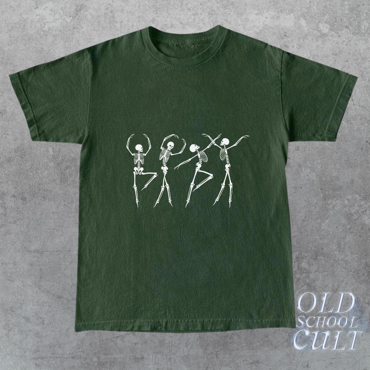 Men's Black and Green T-shirt | Depop