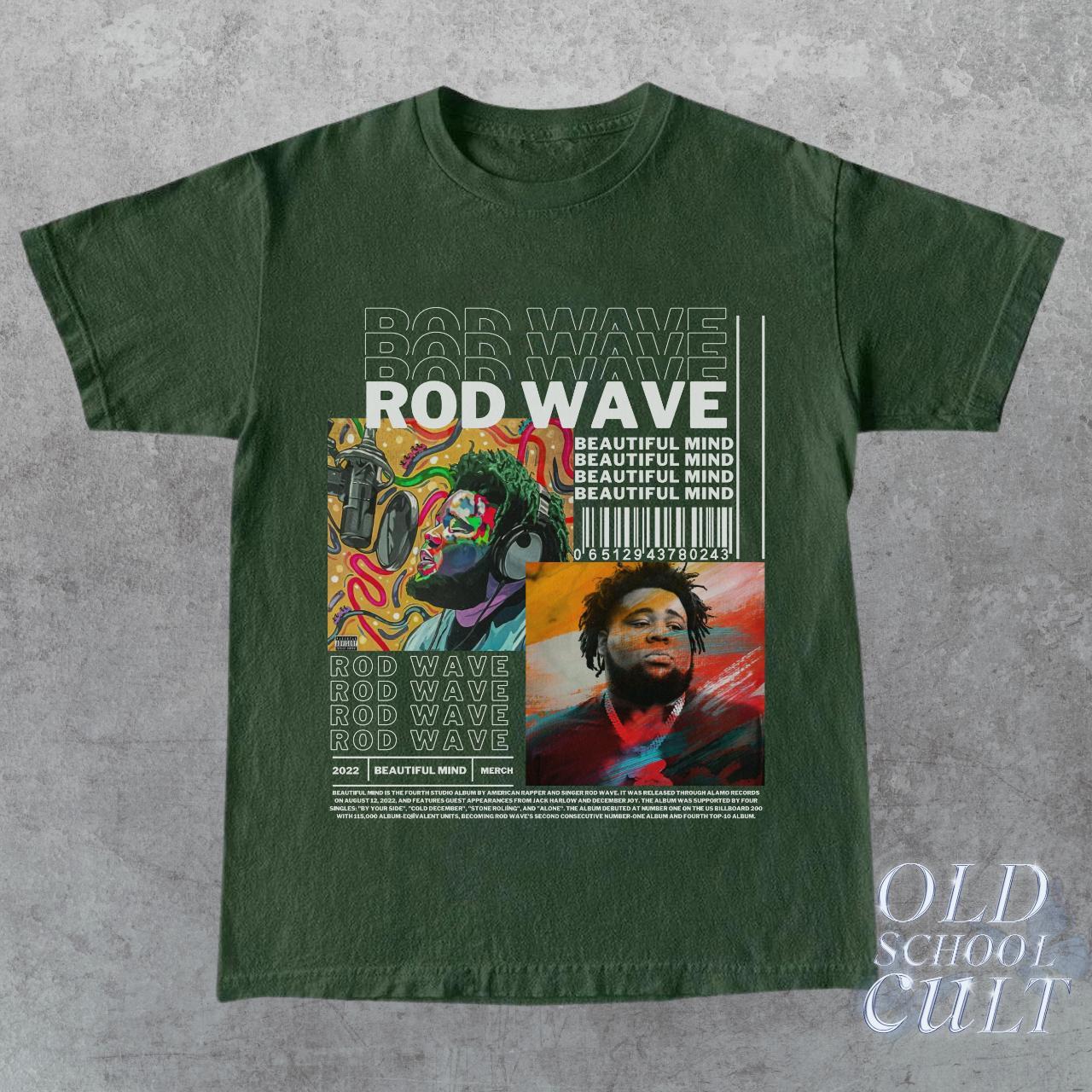 Rod Wave Bootleg Vintage 90s Style T-Shirt | Custom... - Depop