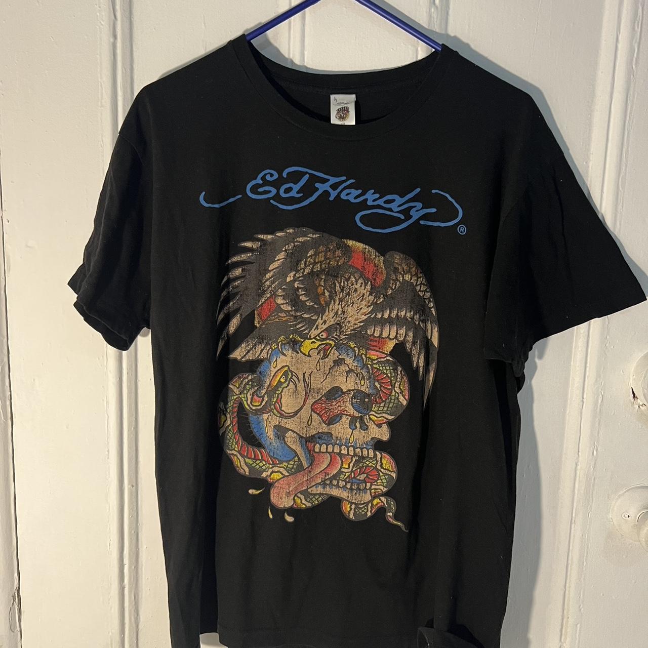 Ed Hardy 💀 🦅 🐍 Ed Hardy Tag 💎 Size L but can... - Depop