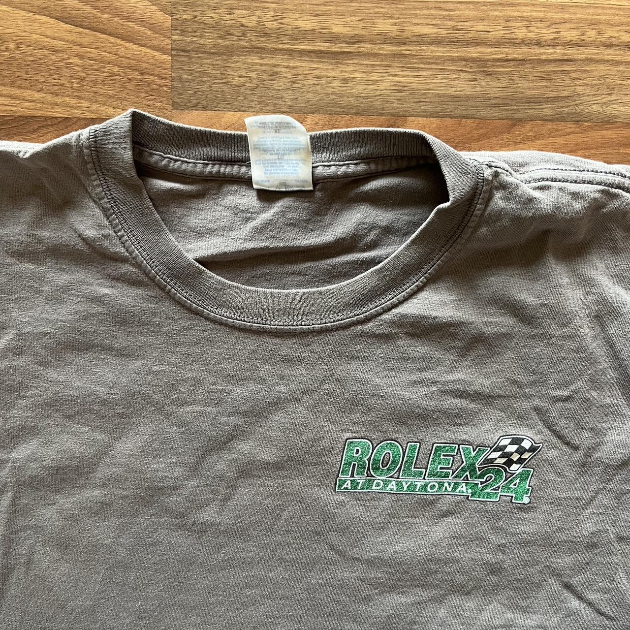Vintage Rolex at Daytona Car T-Shirt - XL - Depop