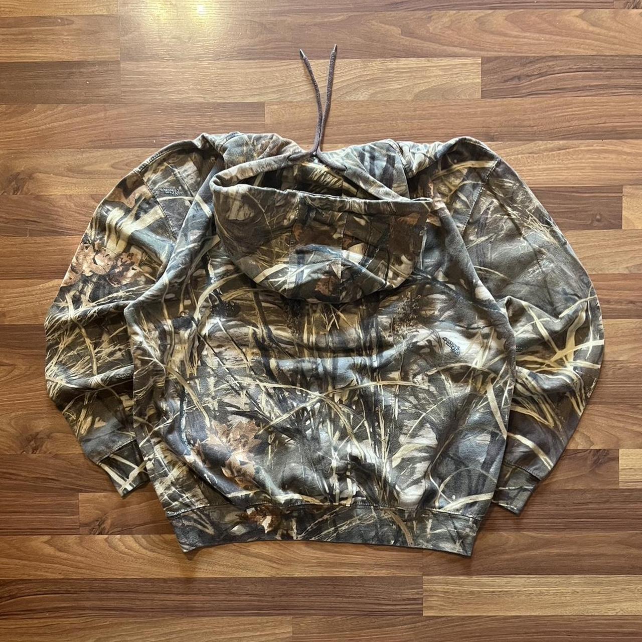 Vintage Duck Dynasty Real Tree Camo Hoodie - L - Depop