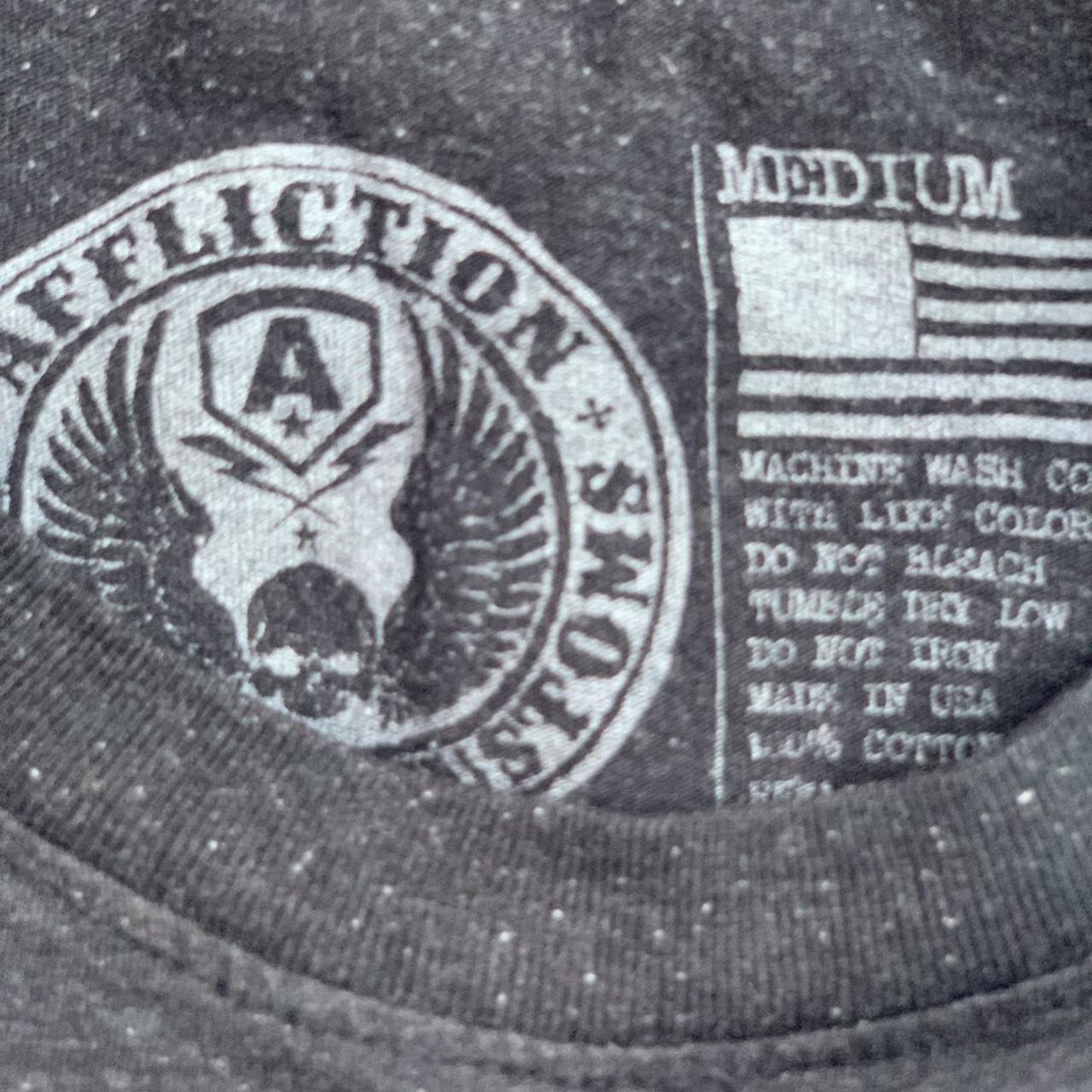 Affliction t shirt (size men’s medium) has a tiny... - Depop