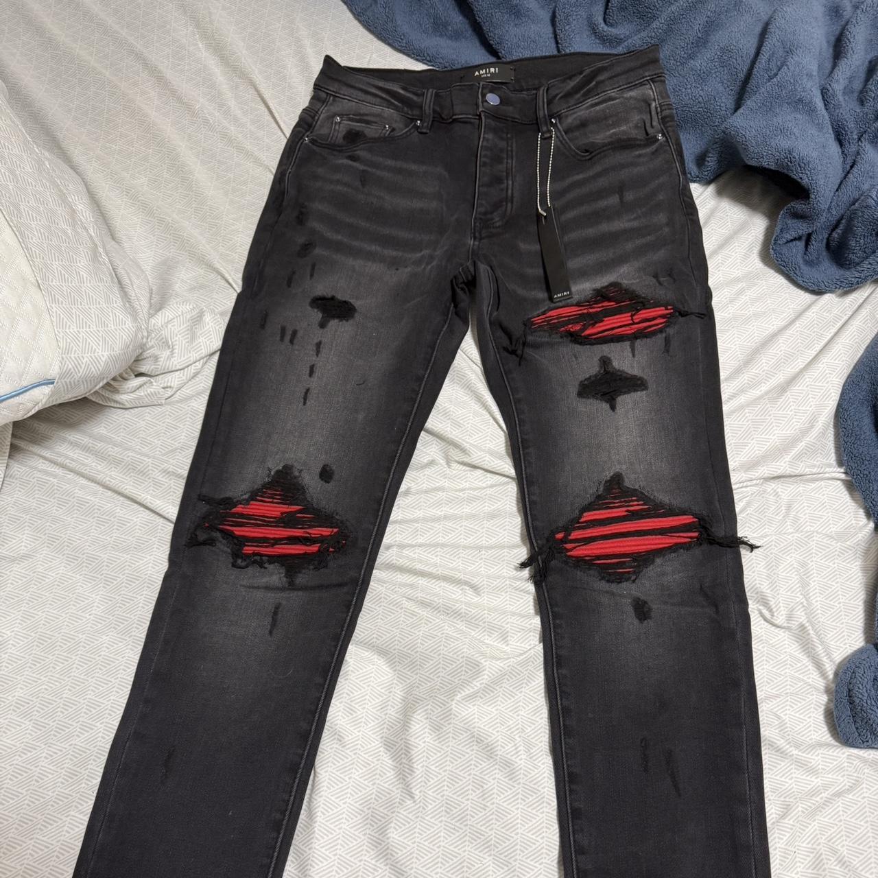 Amiri Black MX1 Ultra Suede Jeans (With Receipt) | Depop