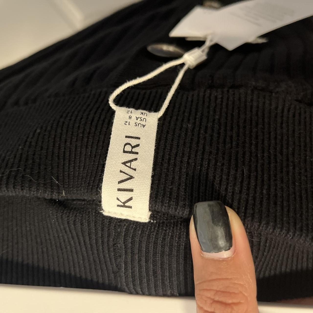 Kivari Long Black Skirt | Size L - Depop