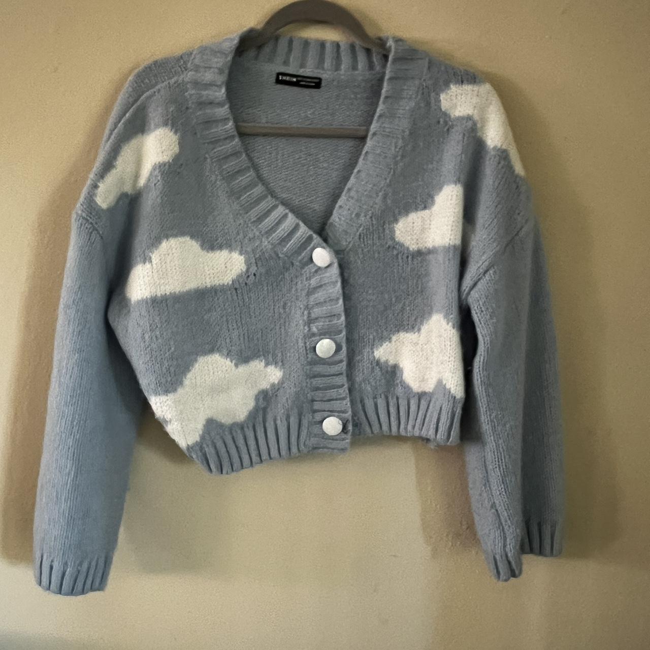Cloud cardigan #cardigan #cute - Depop