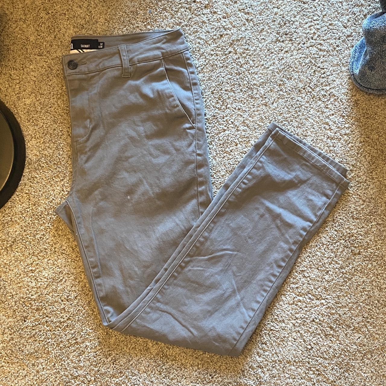 RSQ Light Grey Pants / Skinny Jeans. Size 32x30... - Depop