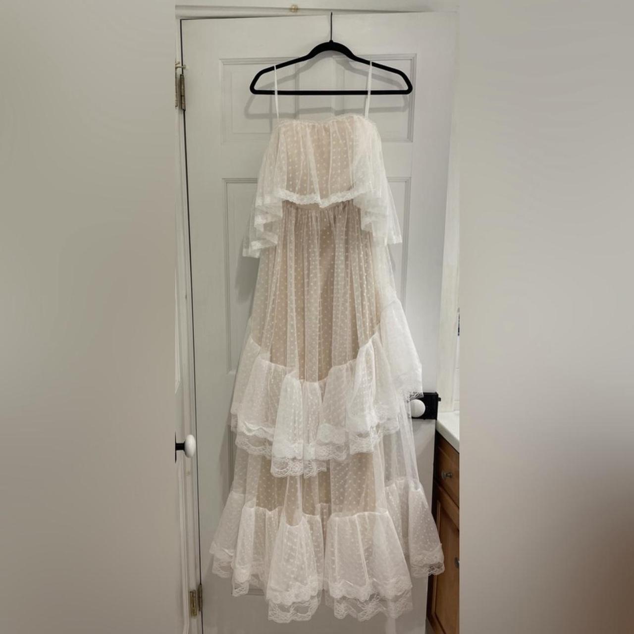 Vintage Lace, Boho , Strapless,/Off the Shoulder,... - Depop