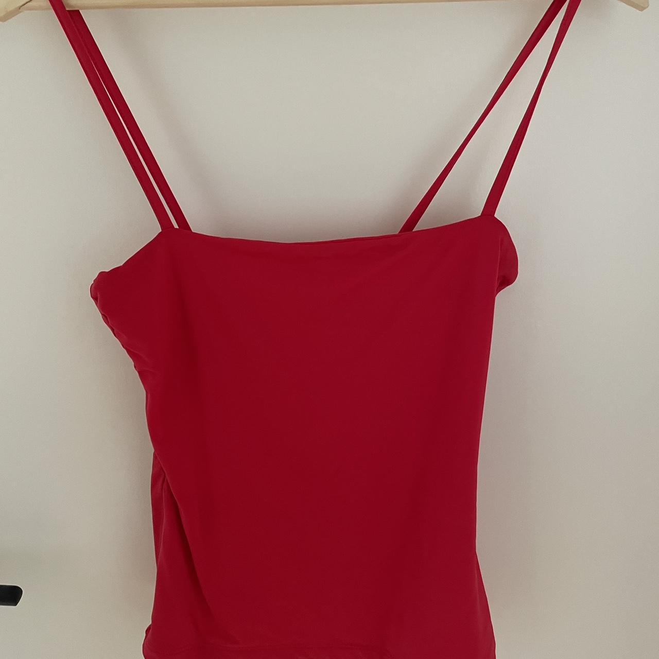 Kookai red bodycon scuba cami singlet 2 - Depop