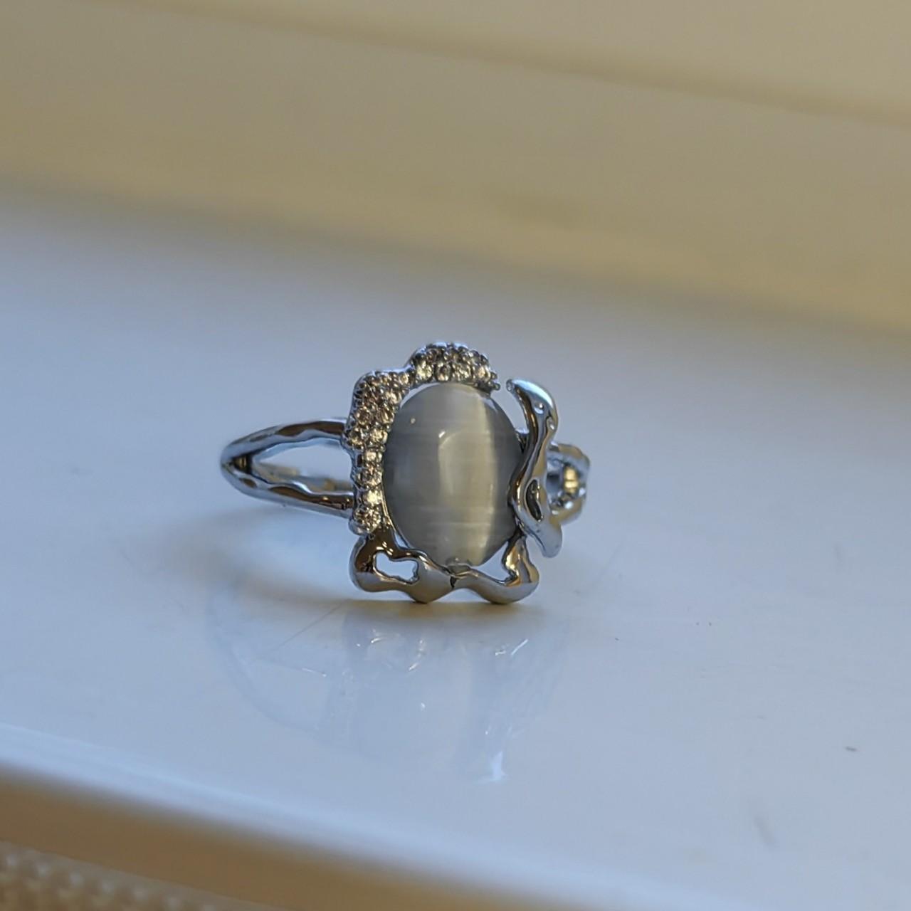 Elegant grey ring #rings jewellery,... - Depop