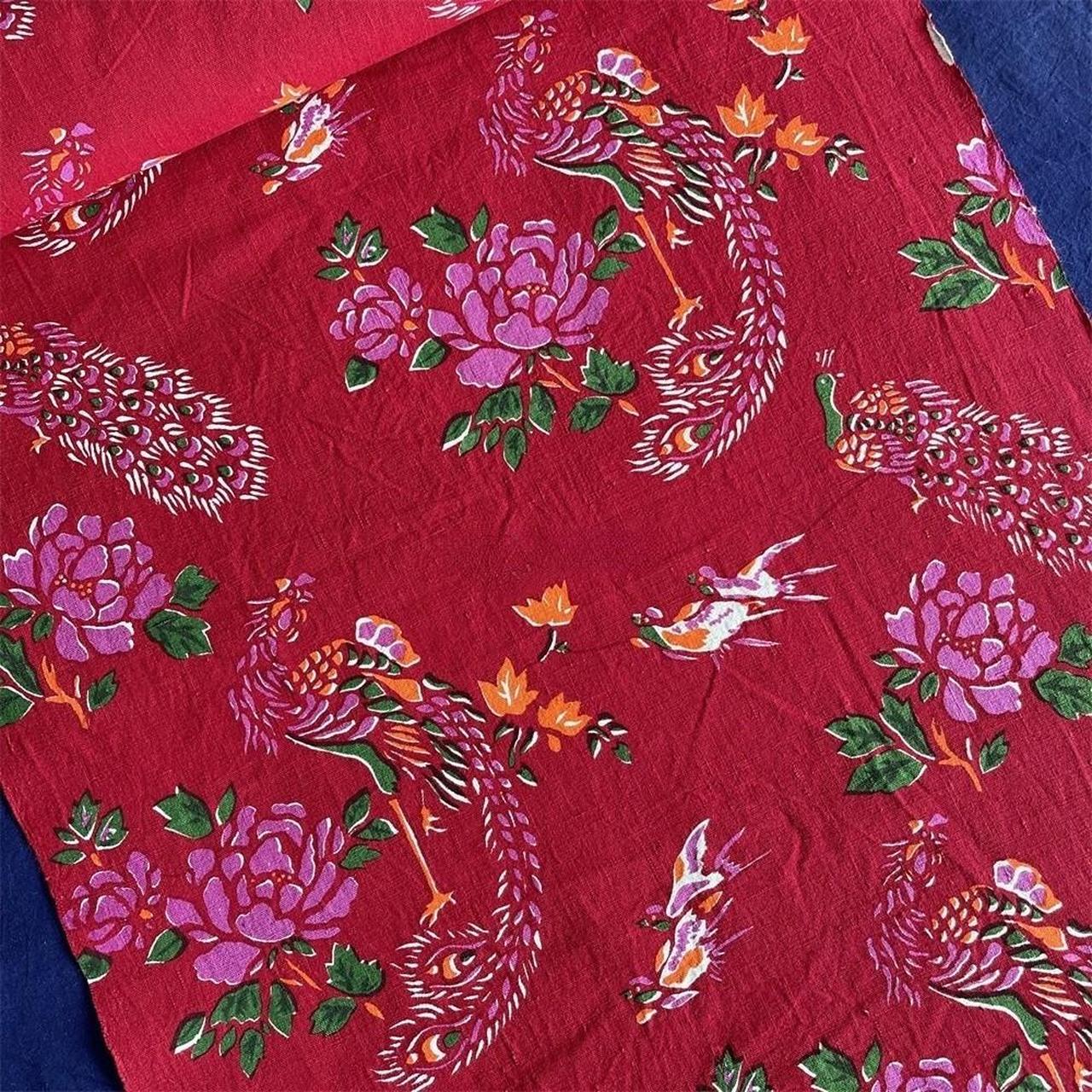 Handmade Rough Cloth. malachite phoenix Printed... - Depop