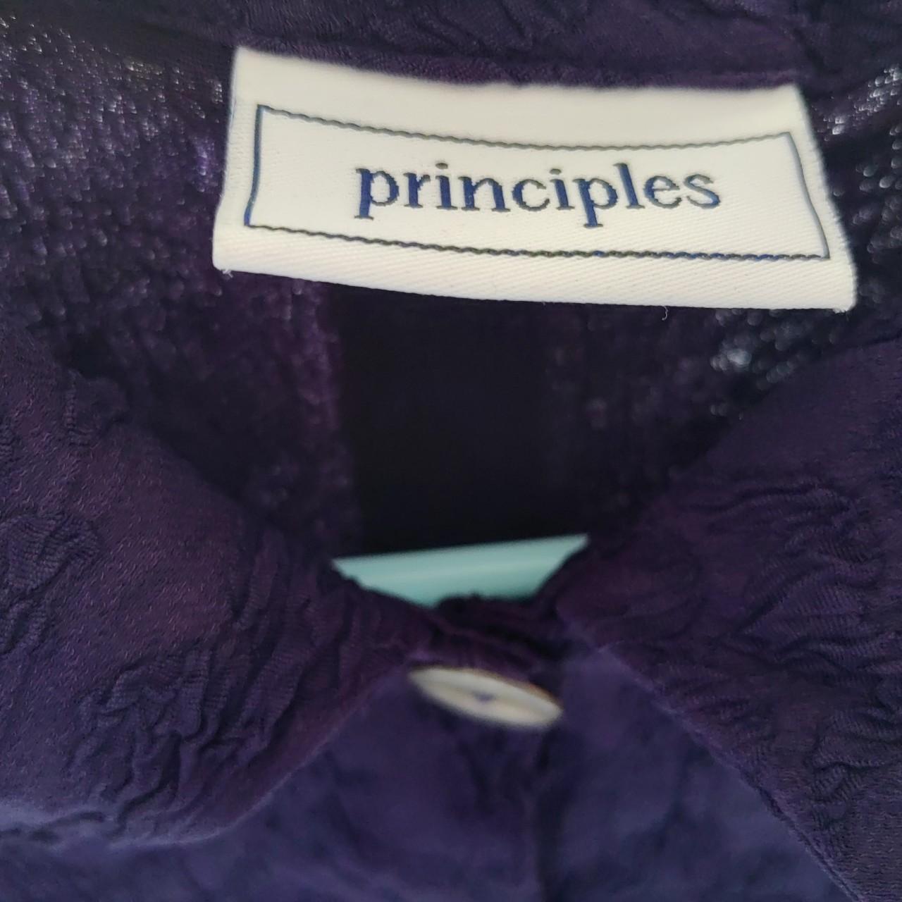 Vintage blouses shirt purple Size M - Depop