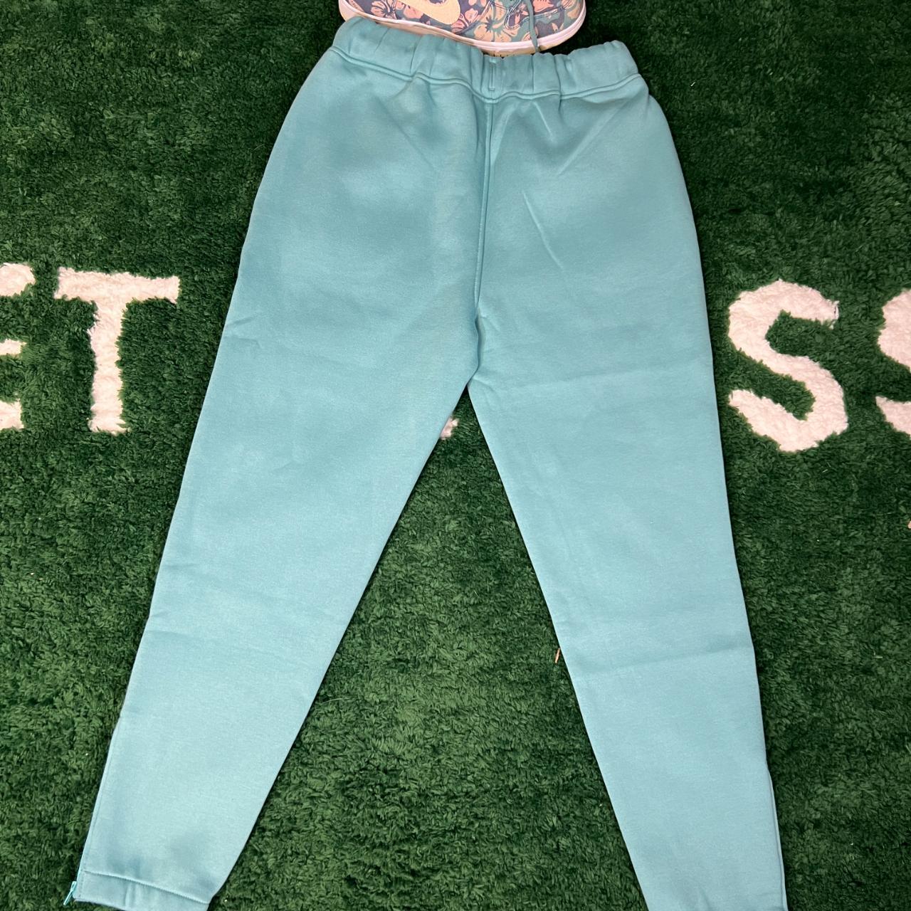 TrapStar Sweat Pants Light Blue Embroidered... - Depop