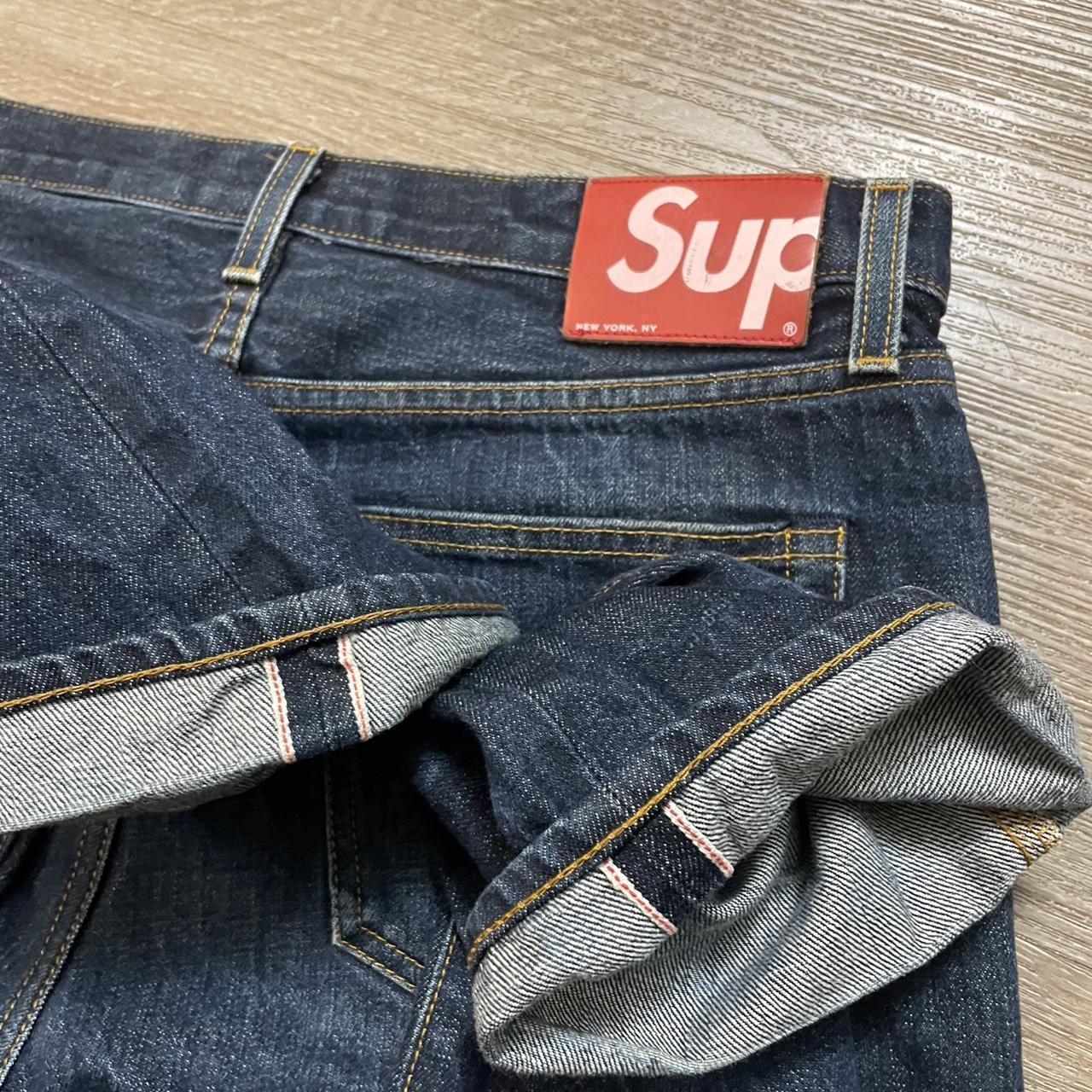 Supreme Japanesse Selvedge Denim Straight Fit... - Depop