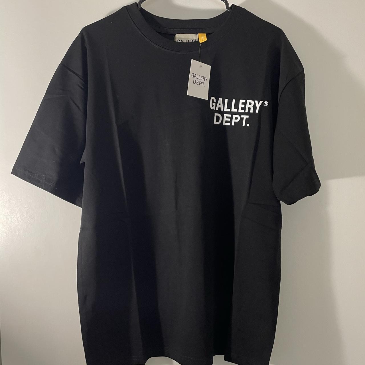 Gallery Dept. Men's Black T-shirt | Depop