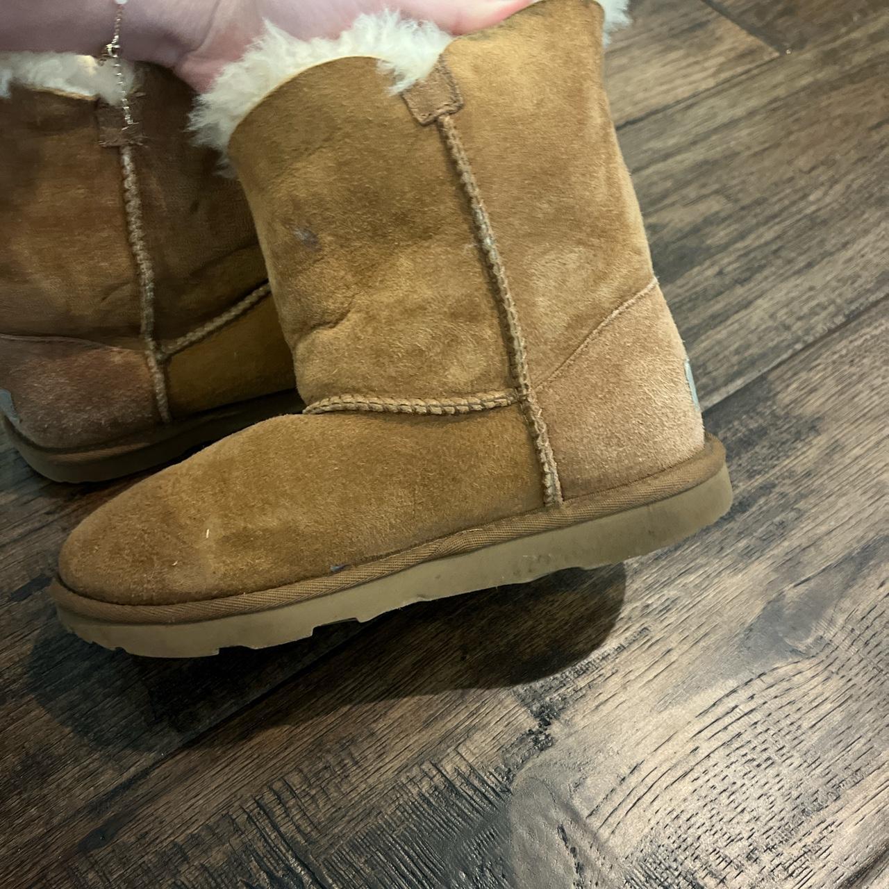 UGG bow boots super cute for winter size 4 there... - Depop