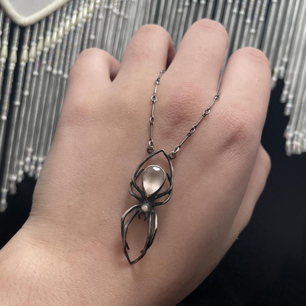 🕷️ Bloodmilk Rose Quartz Weaver 🕷️ A limited quantity... - Depop