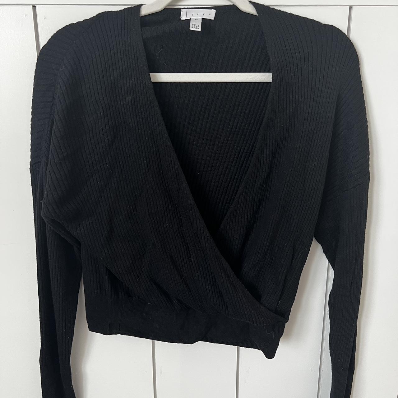 Black Leith Pullover Sweater No damages, but it... - Depop