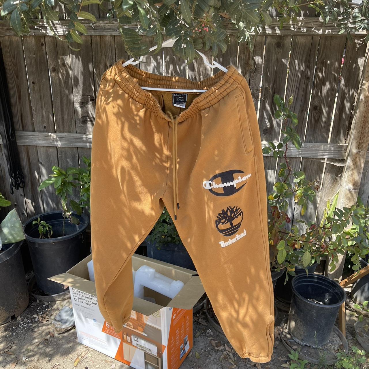 Champion Men's Tan Joggers-tracksuits | Depop