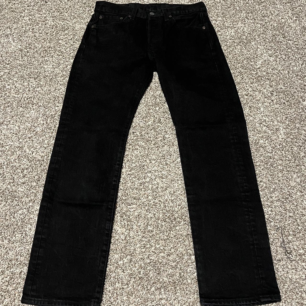 Levis 501 black pants Size 29x30 Still in well... - Depop