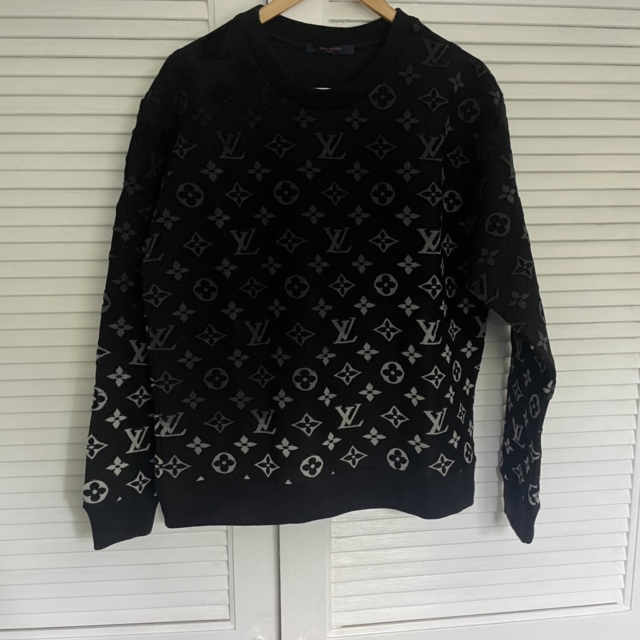 Louis Vuitton Monogram Gradient Sweater M Perfect... - Depop