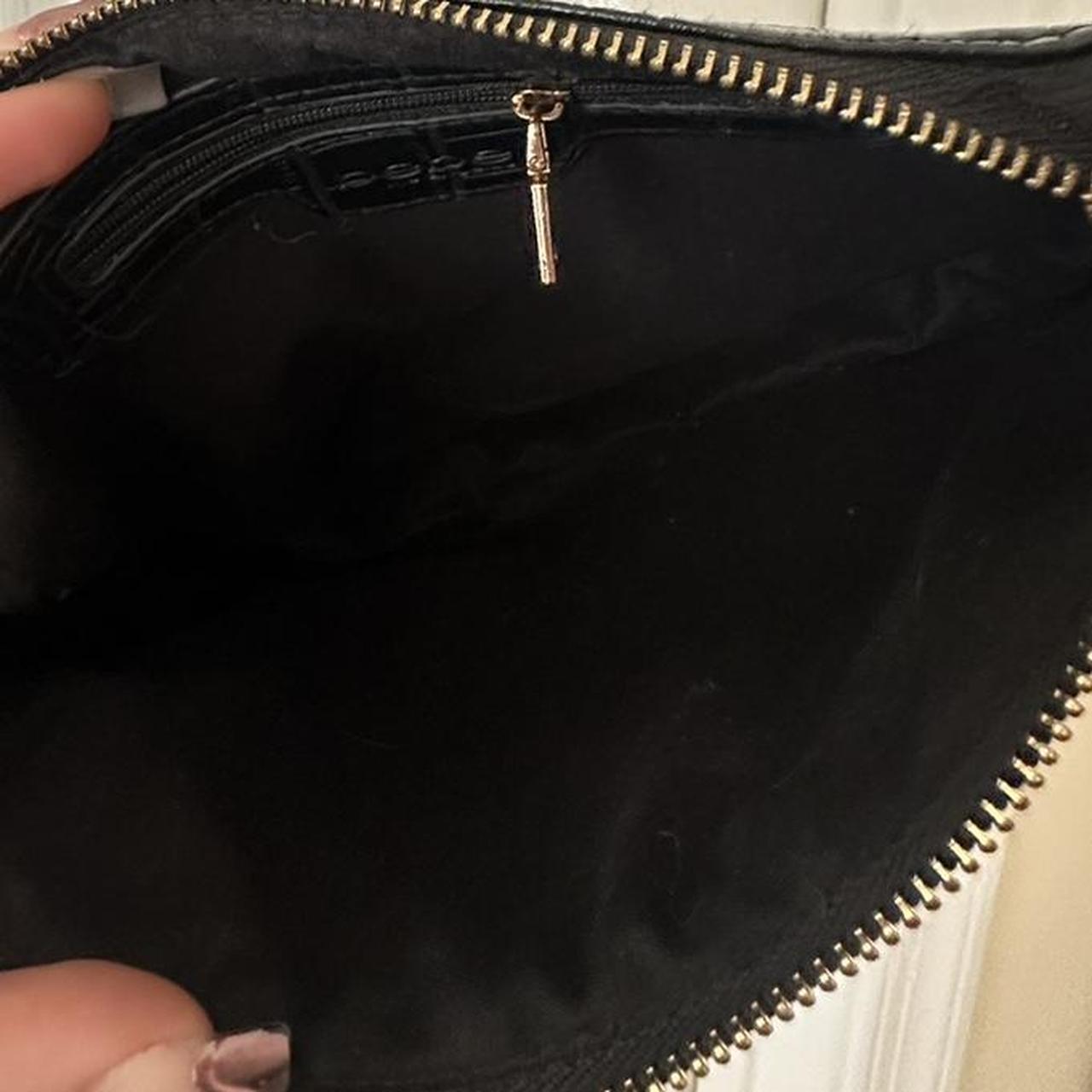 Bebe black and gold shoulder bag purse #bebepurse... - Depop