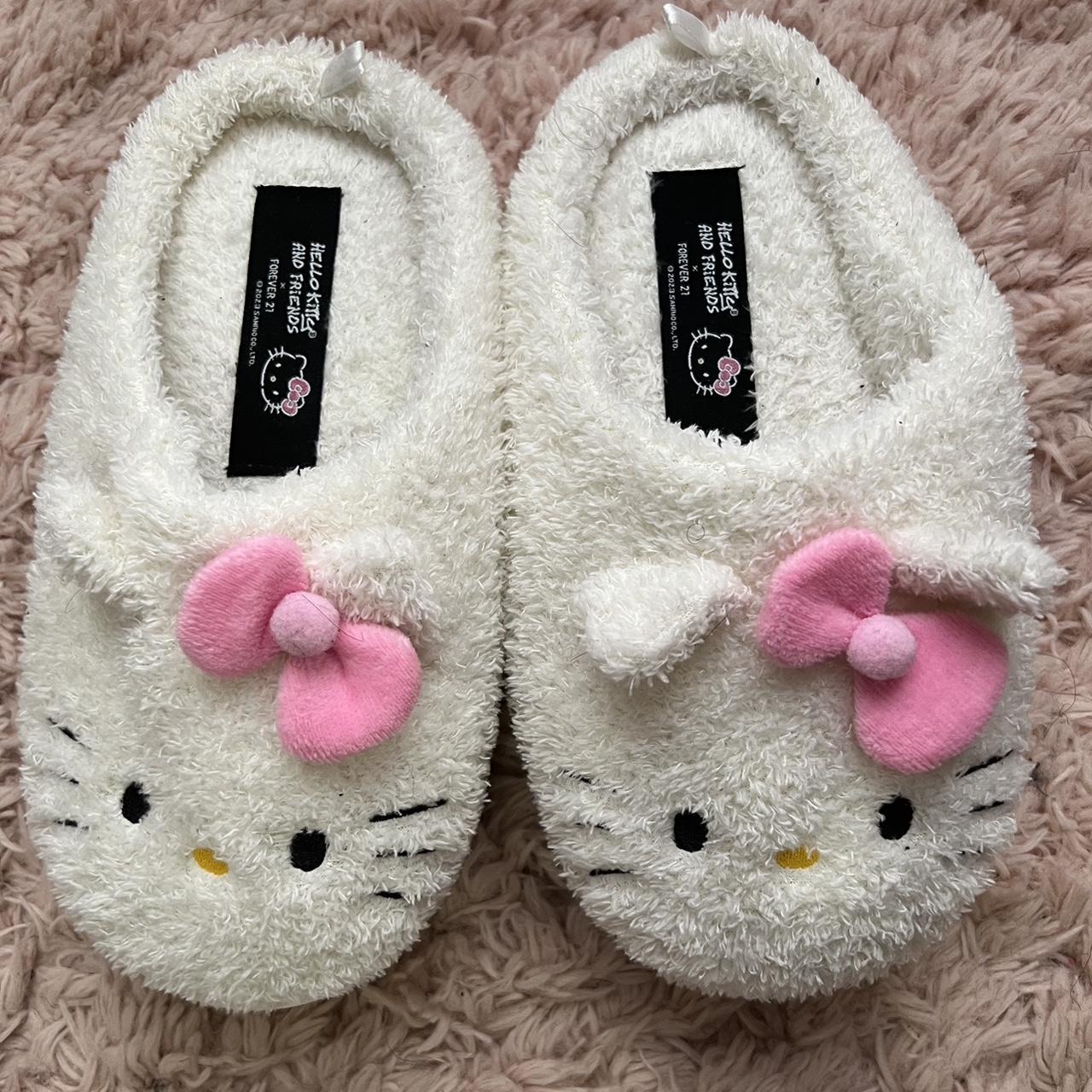Hello kitty and friends x forever 21 slippers,... - Depop