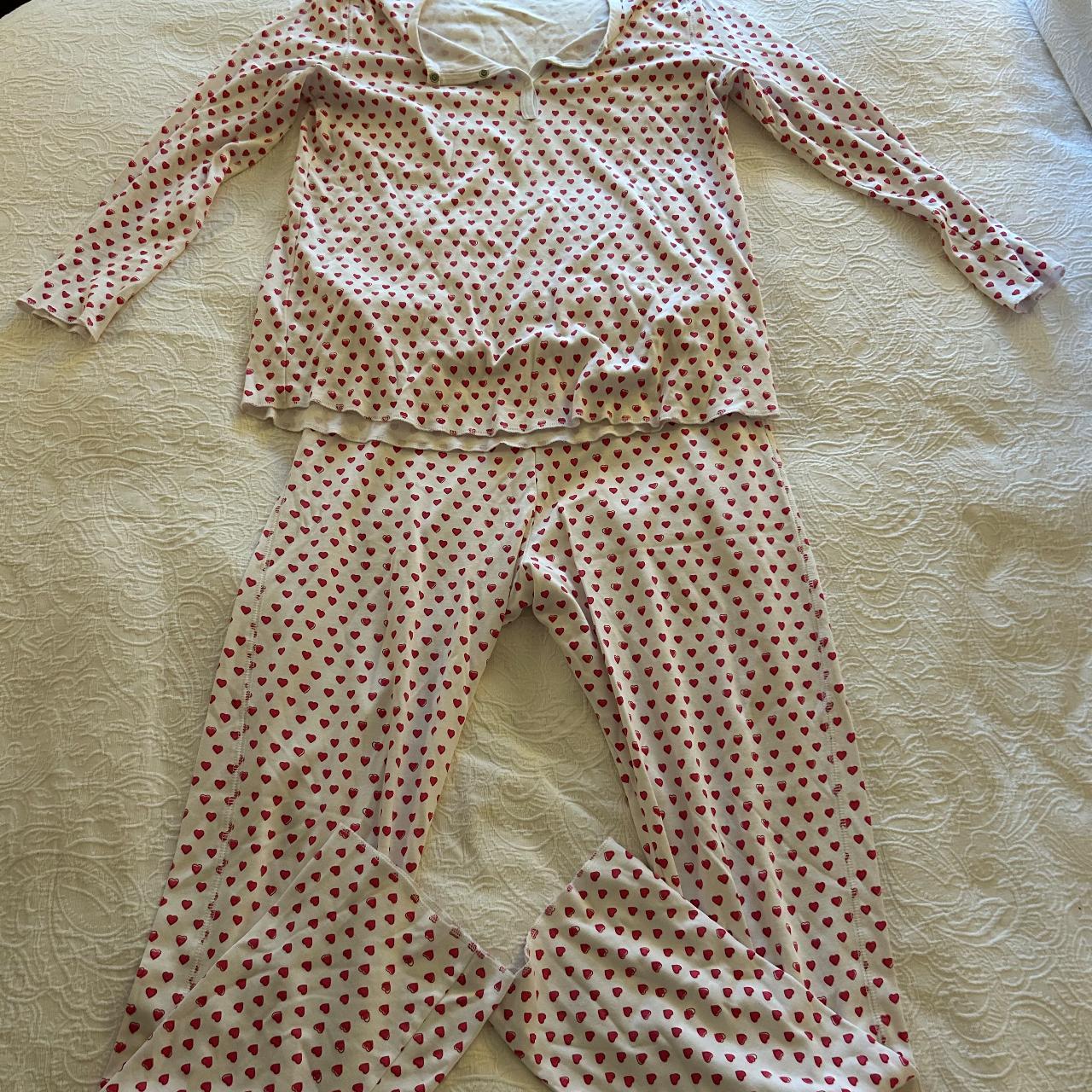Roller Rabbit Hearts Pajama Set, Size Small -4... - Depop