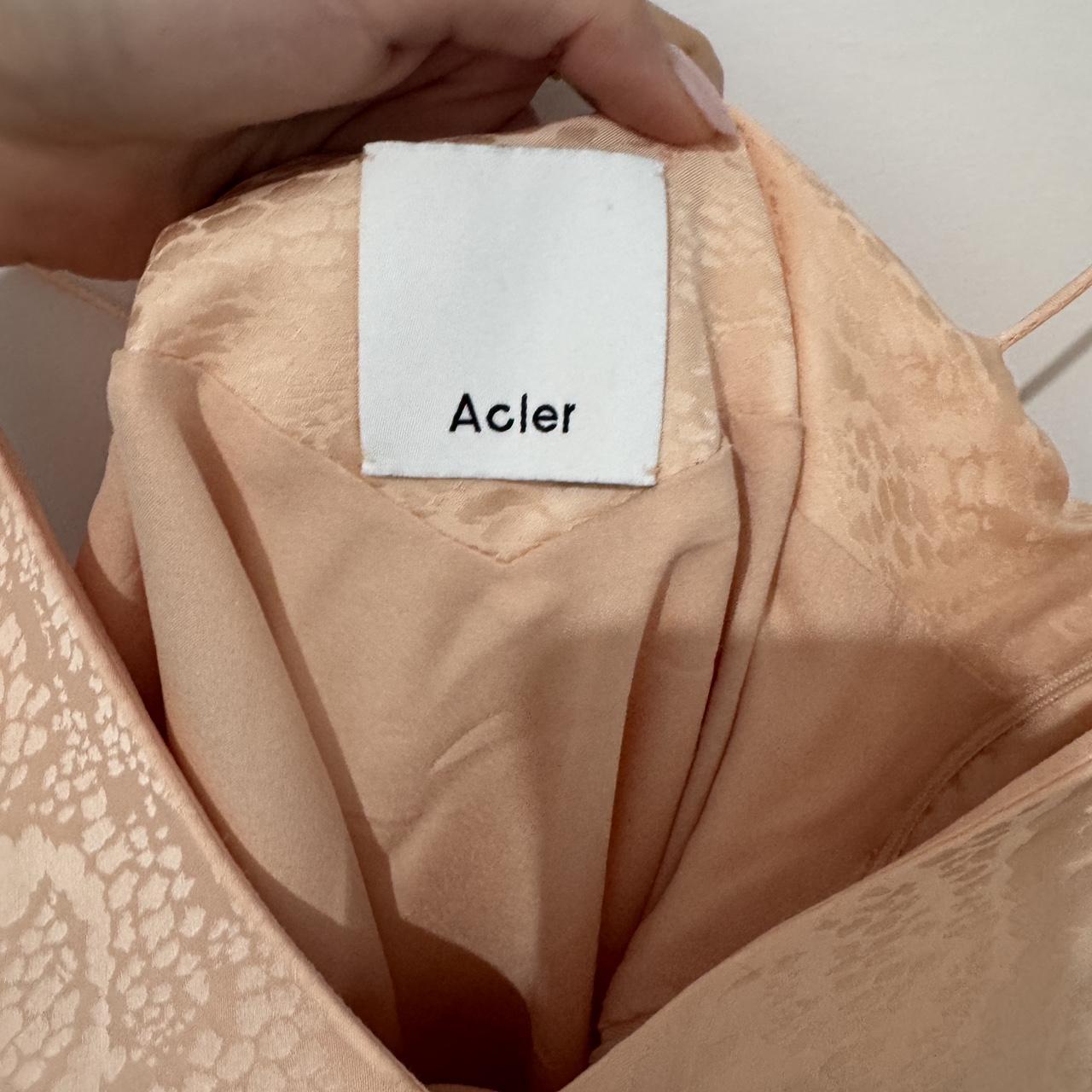 ACLER Maxi dress- Salmon Size- 10 (dressmaker has... - Depop