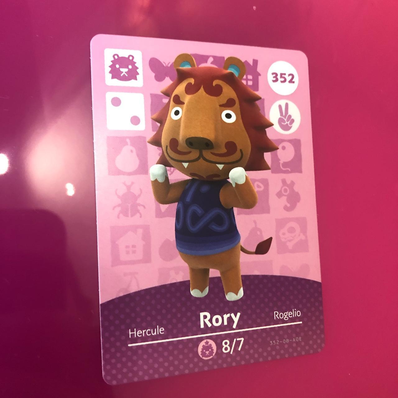 Rory Animal Crossing Amiibo Card Official Nintendo... - Depop