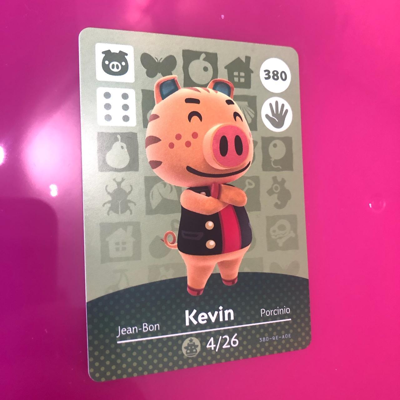 Kevin Animal Crossing Amiibo Card Official... - Depop